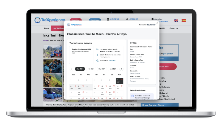 TourRadar Fee and Feature Overview